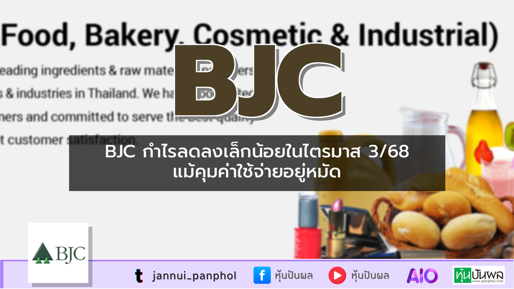 AiO : SLP กำไร Q3/68 ลดลง 41% แม้รายได้จากการขายเพิ่มขึ้น 6% - ข่าวหุ้น