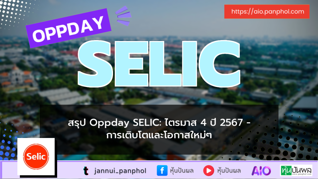 AiO : สรุป Oppday SELIC: ไตรมาส 4 ปี 2567 - การเติบโตและโอกาสใหม่ๆ - ข่าวหุ้น