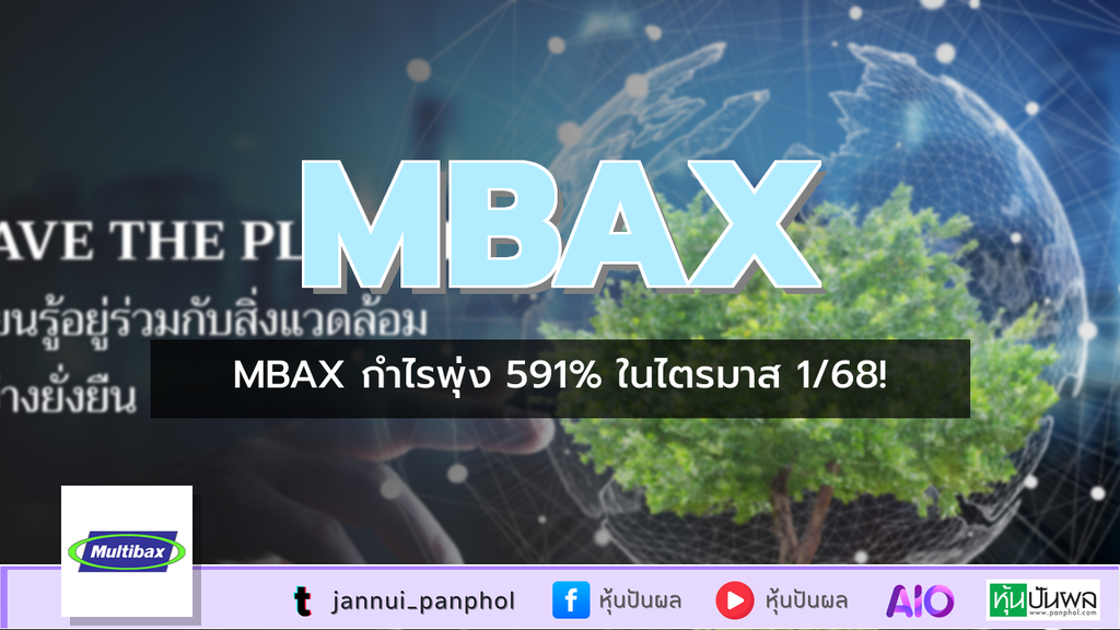 AiO : MBAX กำไรพุ่ง 591% ในไตรมาส 1/68! - ข่าวหุ้น