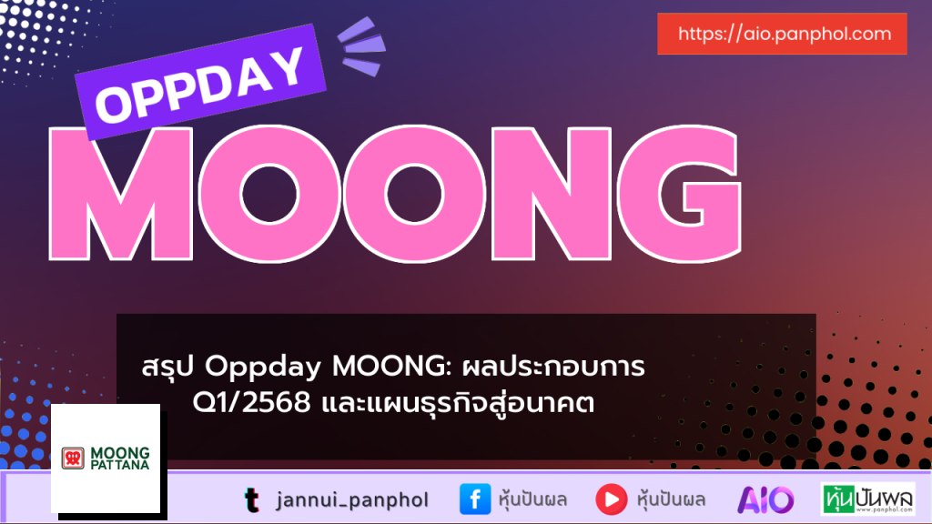 AiO : สรุป Oppday MOONG: ผลประกอบการ Q1/2568 และแผนธุรกิจสู่อนาคต - ข่าวหุ้น